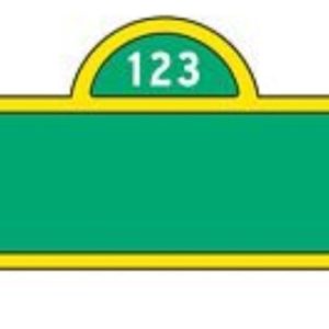 Sesame Street custom sign | Candles Event Hire